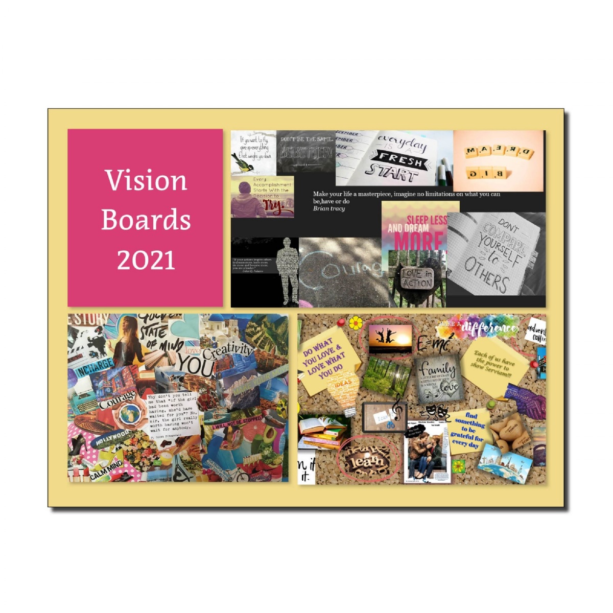 St Angela’s Ursuline School - Students Vision Boards